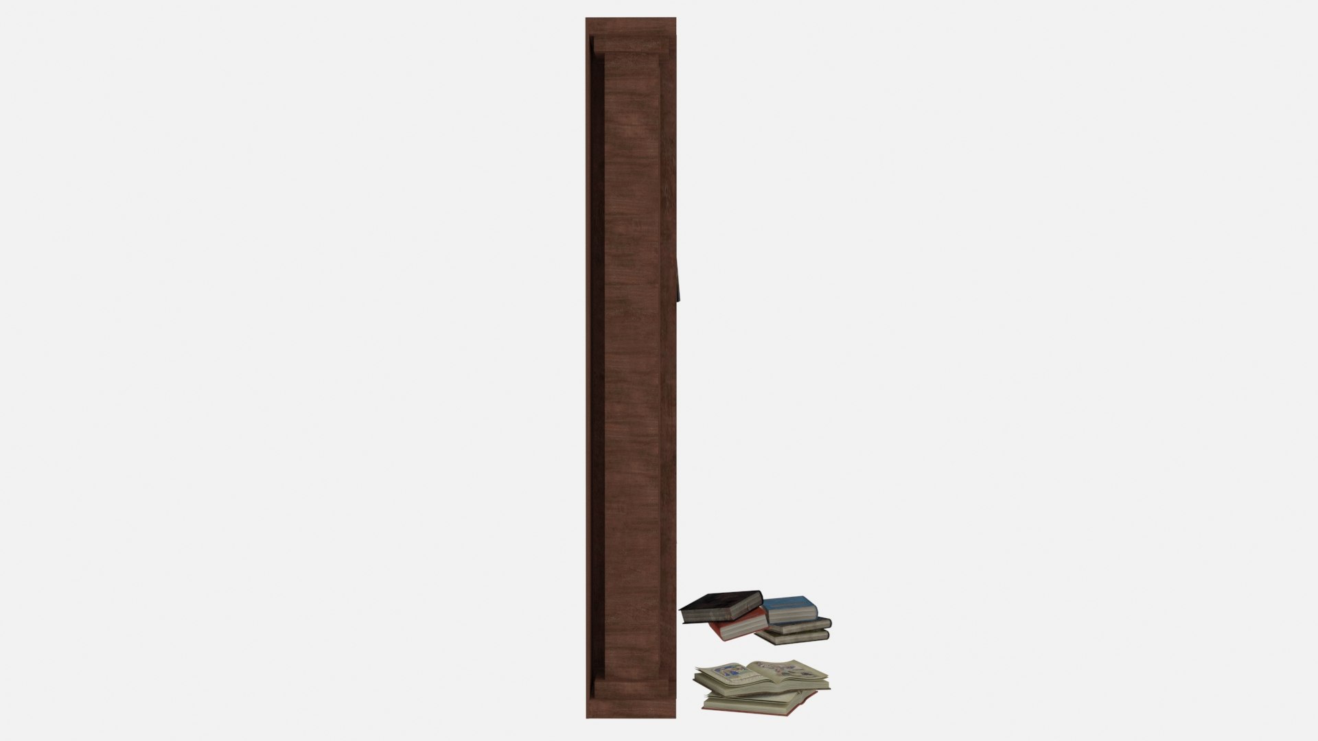 Old Shelf With Books 2 3D Model - TurboSquid 2054122