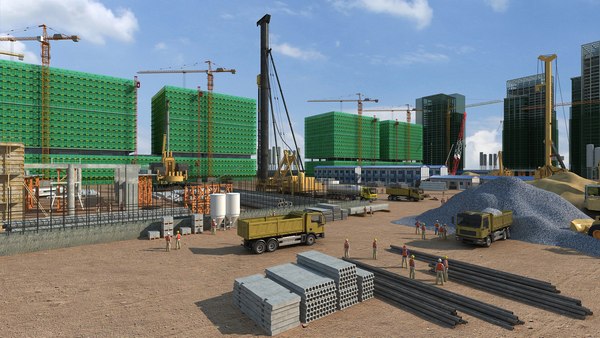 Construction Site 3D Models for Download | TurboSquid