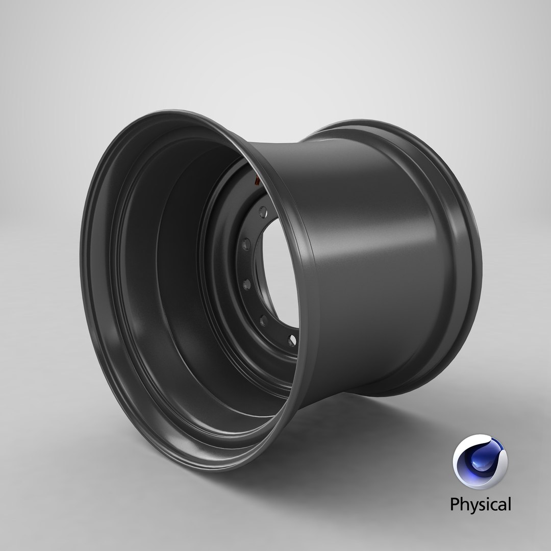3D steel rim model - TurboSquid 1394393