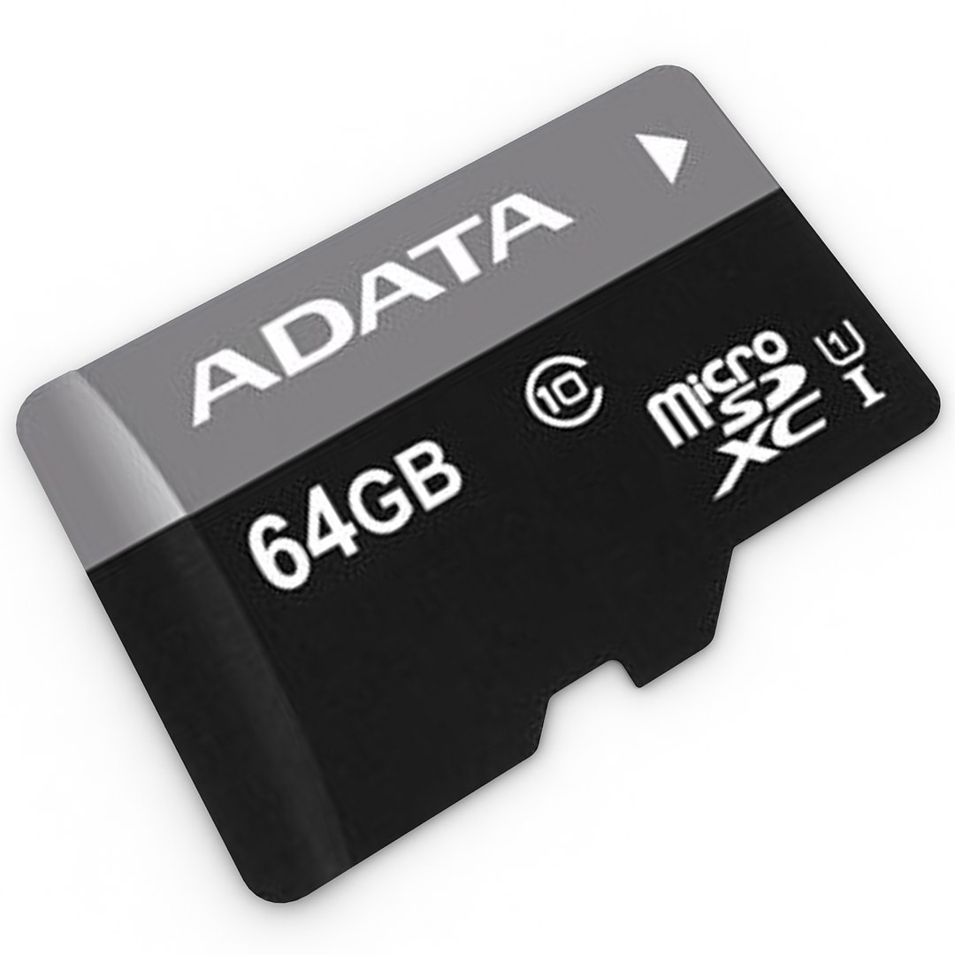 3d Micro Sd Card 2 Model