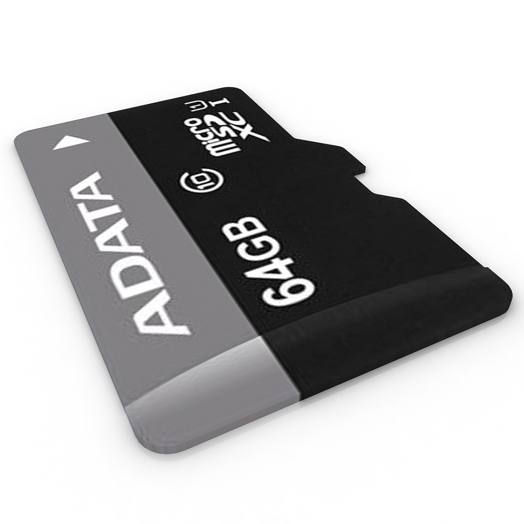 3d Micro Sd Card 2 Model