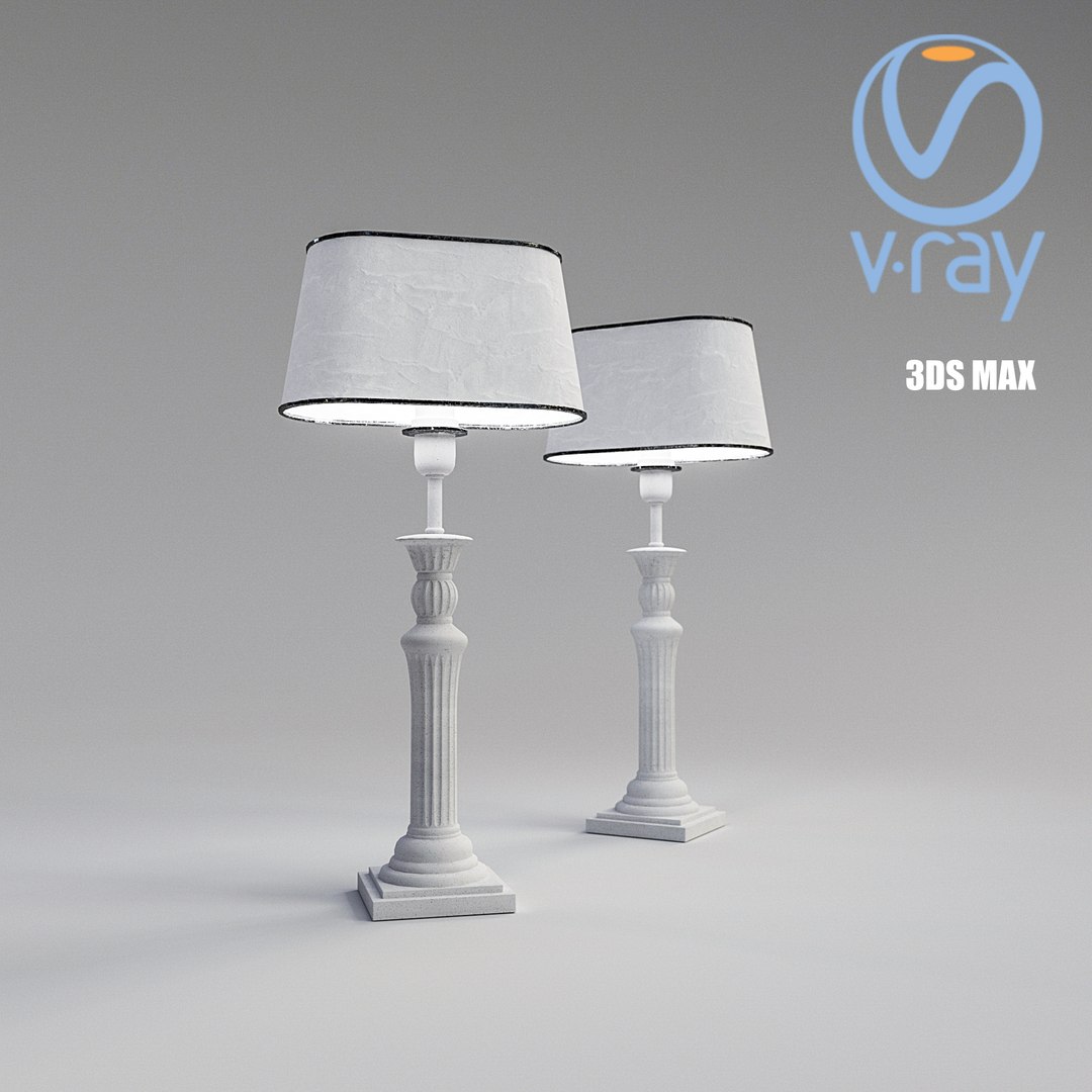 Wooden table lamp model - TurboSquid 1239426