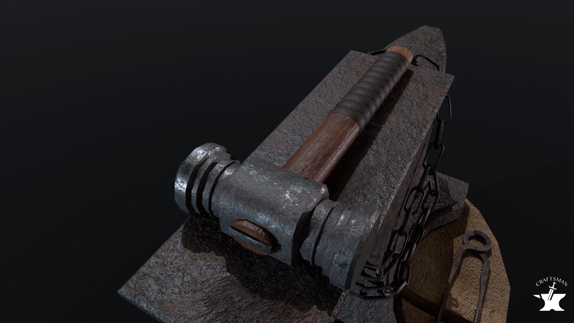 3D Model Anvil Forge Pack - TurboSquid 2040616