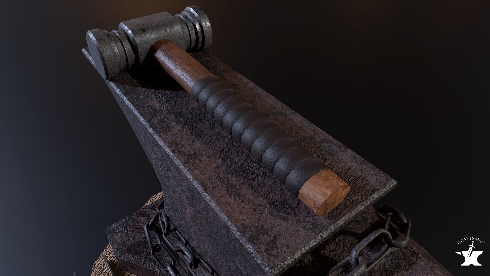 3D Model Anvil Forge Pack - TurboSquid 2040616