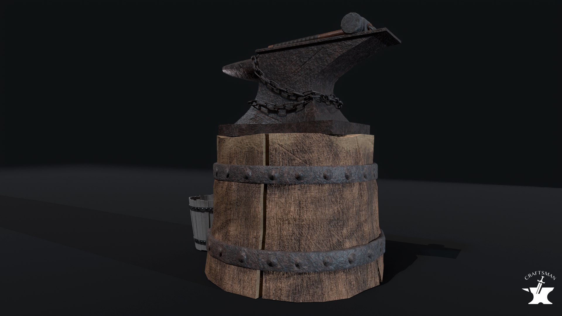3D Model Anvil Forge Pack - TurboSquid 2040616