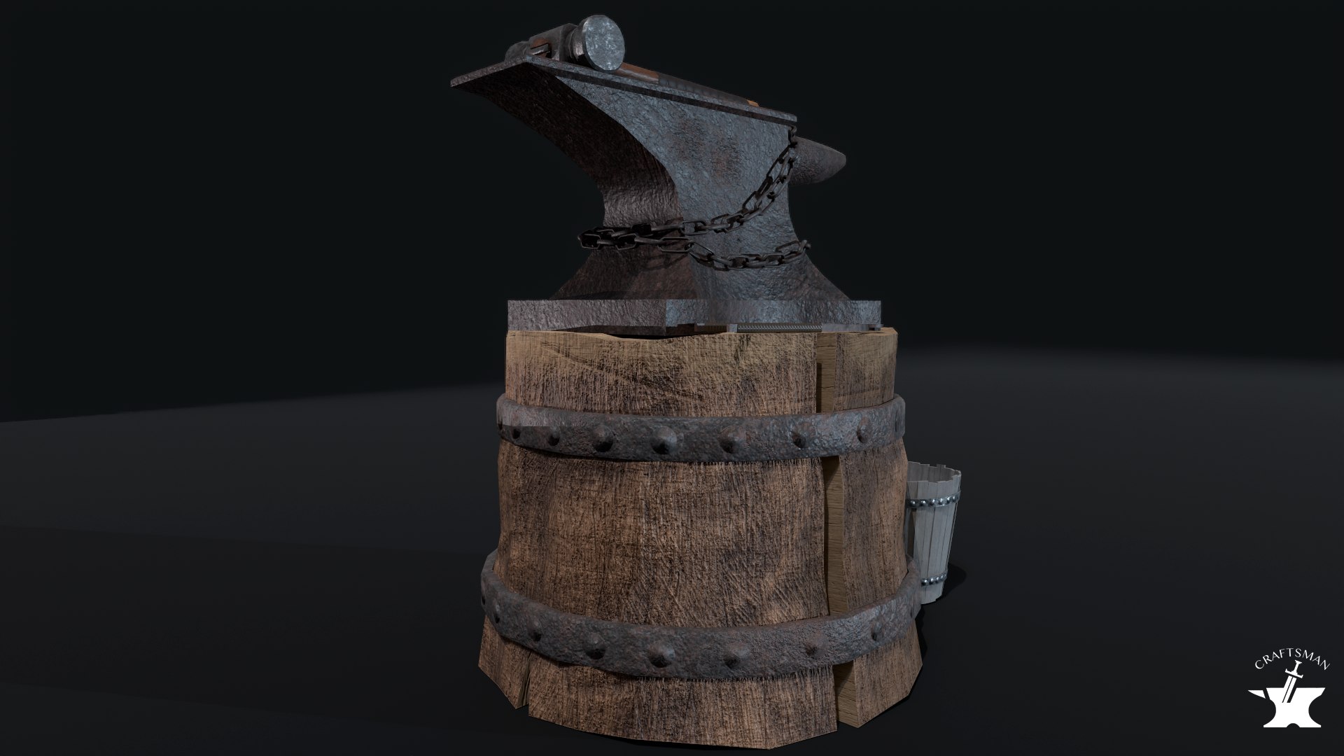 3D Model Anvil Forge Pack - TurboSquid 2040616