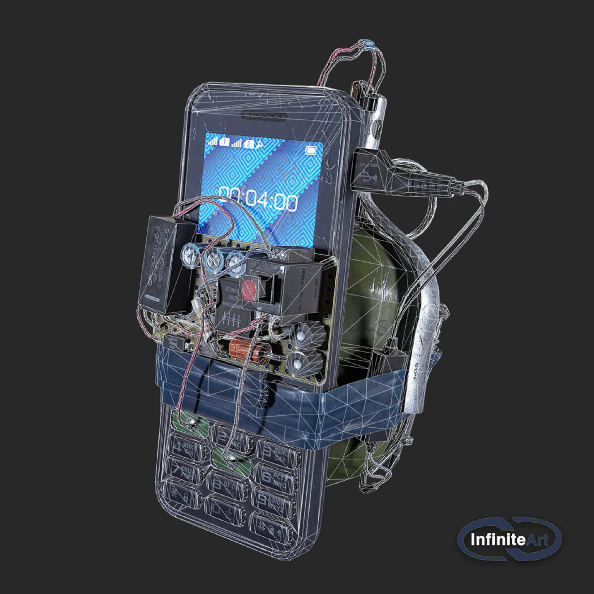 Explosive device 3D model - TurboSquid 1752784