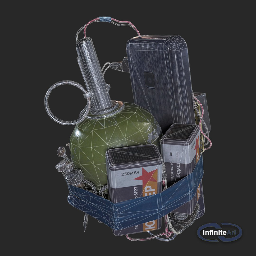 Explosive Device 3D Model - TurboSquid 1752784