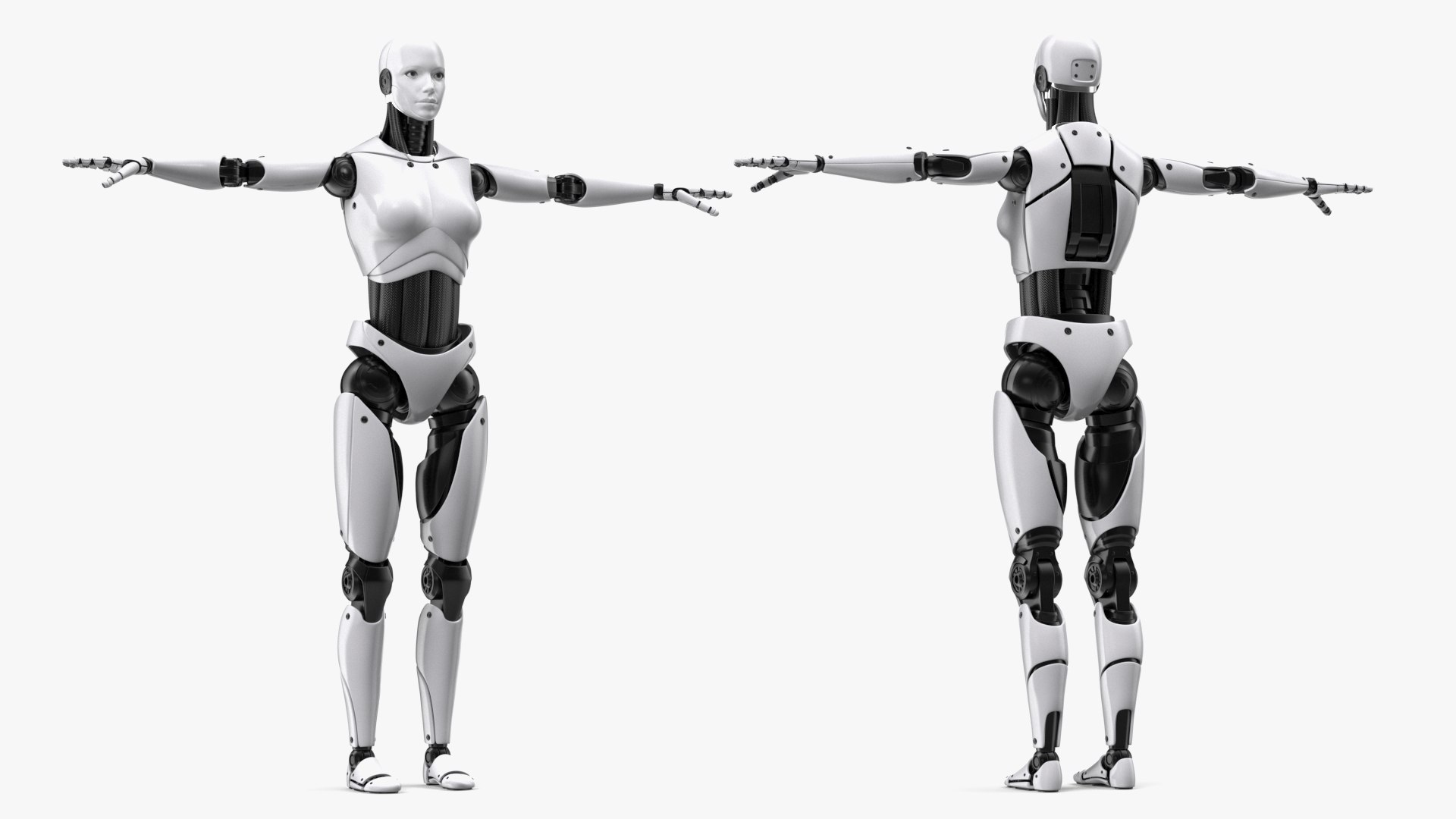 Cyborg Female Rigged 3D model - TurboSquid 2097581