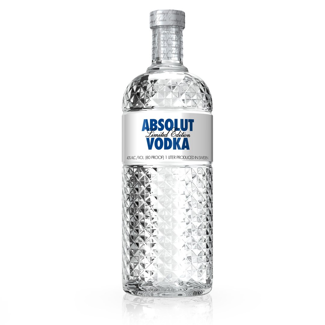 3d Model Absolut Vodka
