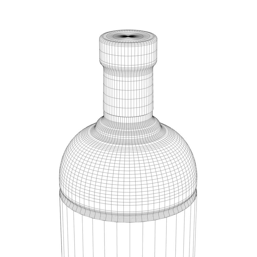 3d Model Absolut Vodka