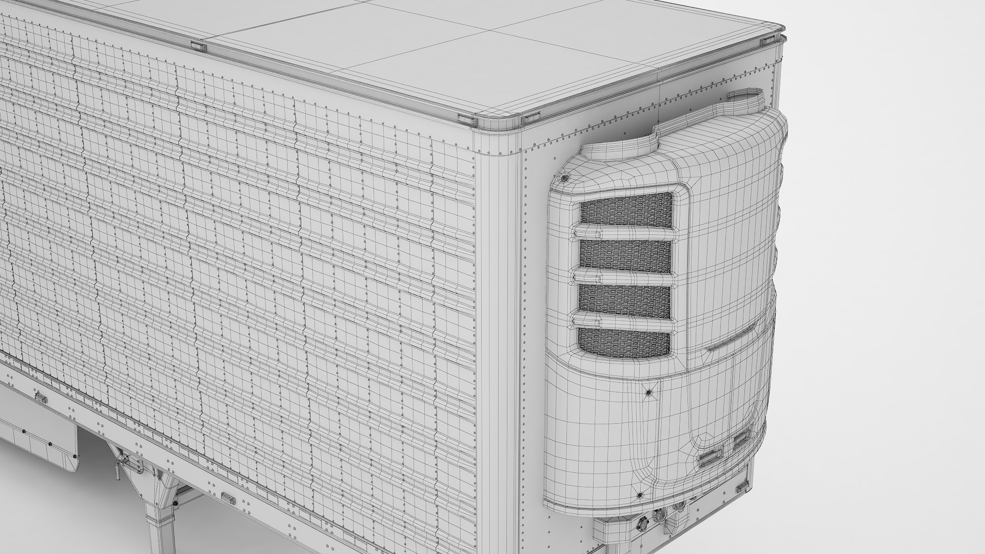 3D model Semi Truck Trailer 01 - TurboSquid 2096195