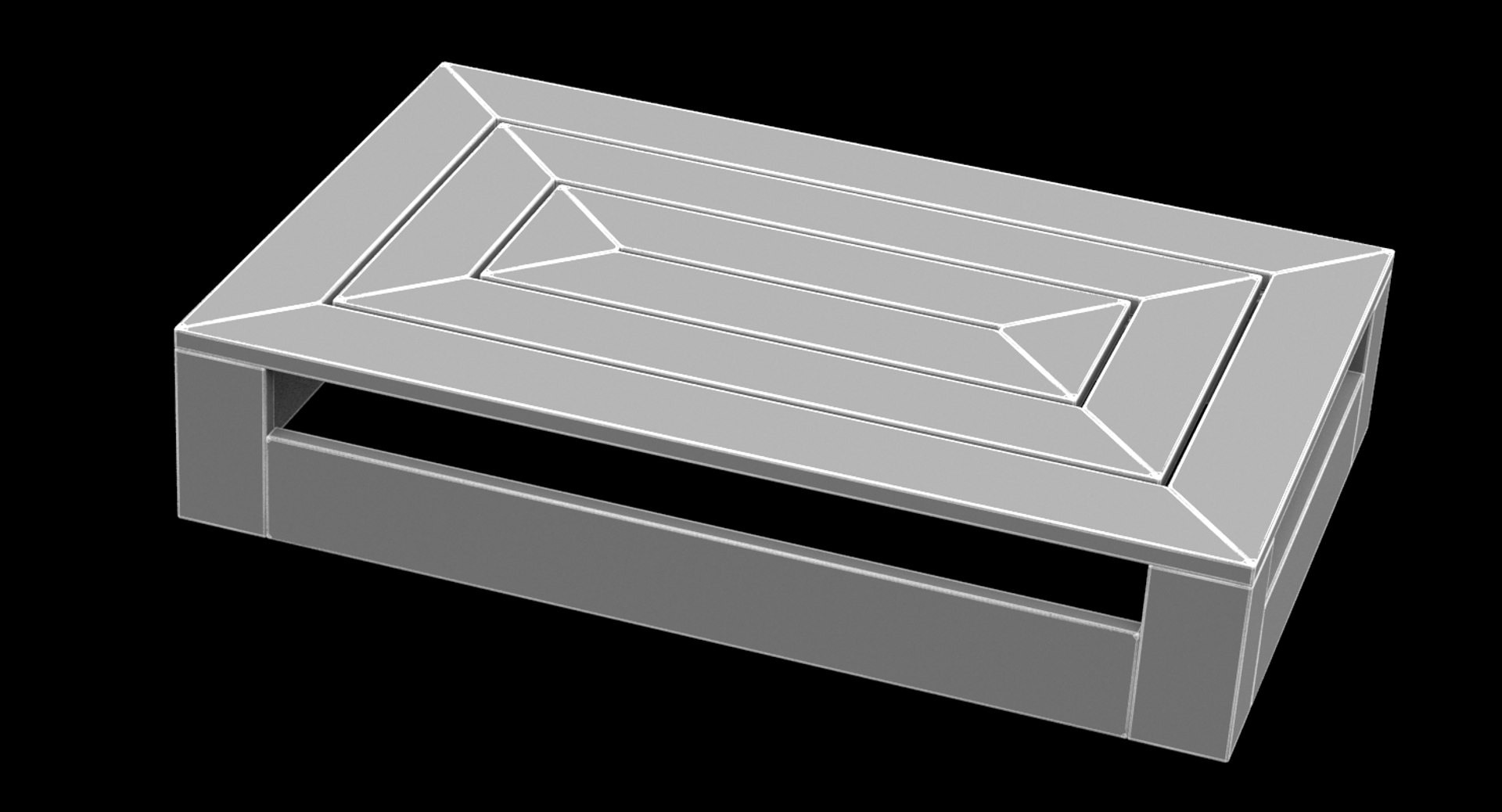 3D model david sutherland coffee table - TurboSquid 1498282