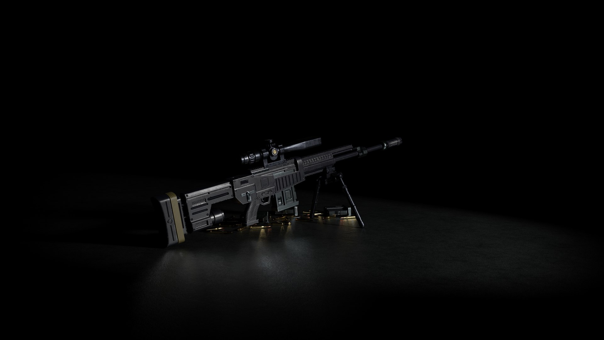 Apocalipt 50R Sniper Rifle Low-poly Model - TurboSquid 1927046