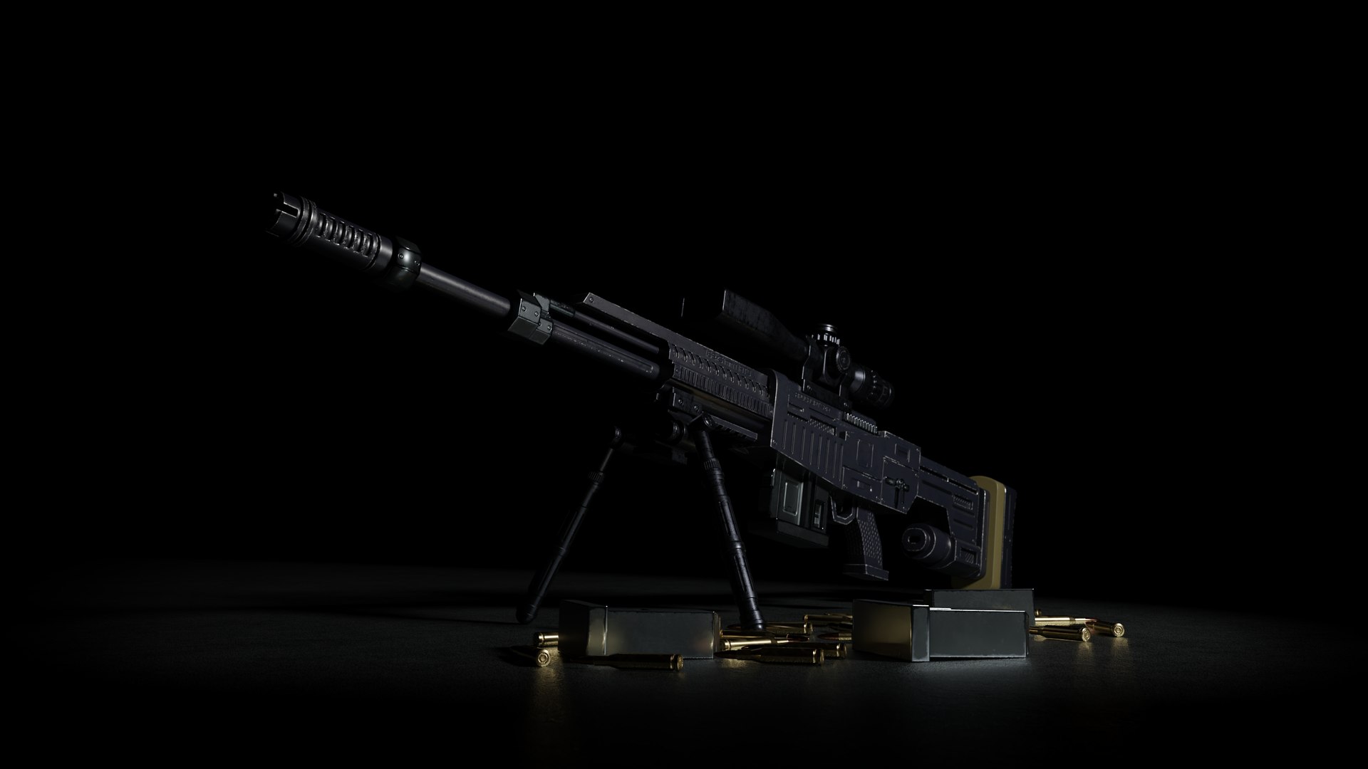 Apocalipt 50R Sniper Rifle Low-poly Model - TurboSquid 1927046
