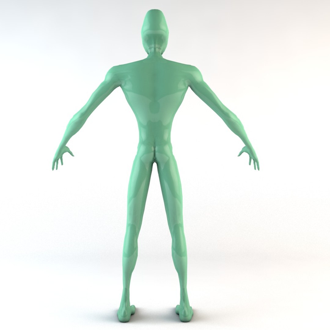 alien character 3d model