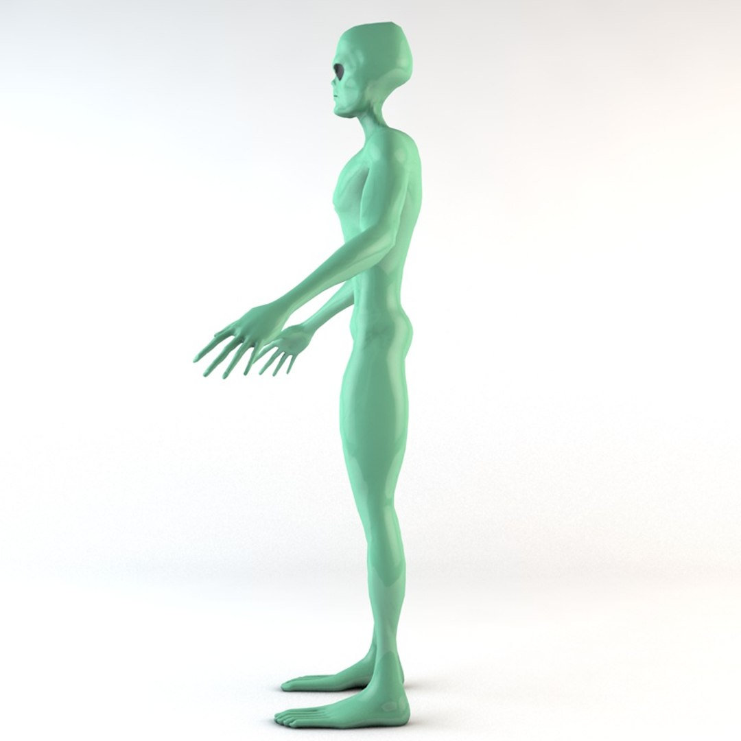 alien character 3d model