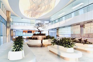 3d model of bus station