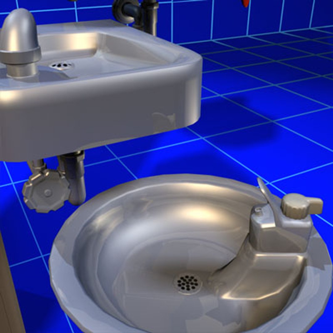 3d Dxf Drinking Fountain 01