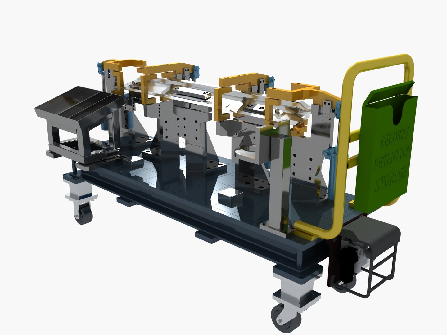 Industrial Equipment 43 - Welding Fixture For The Car Inner Plate 3D ...