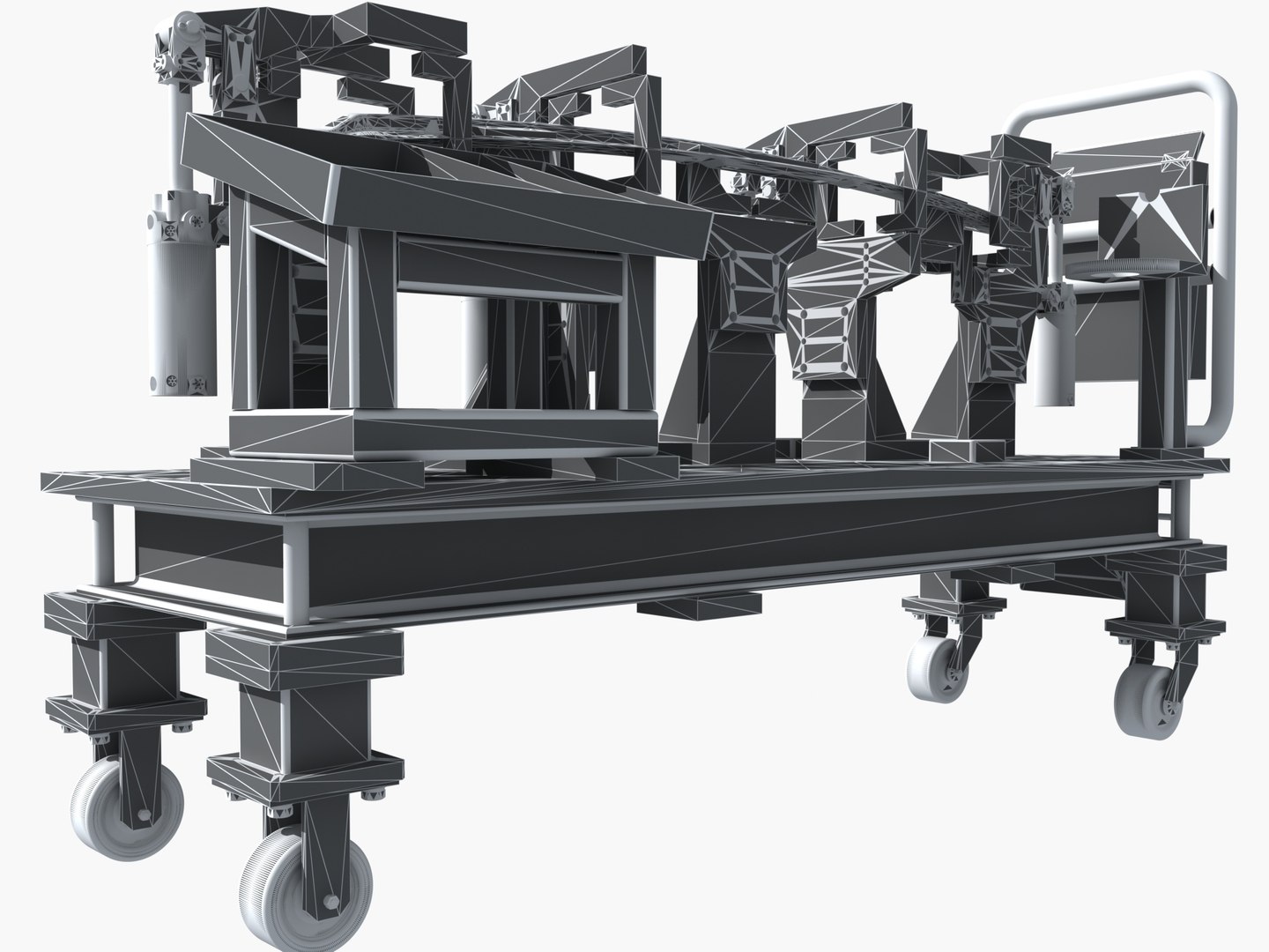 Industrial Equipment 43 - Welding Fixture For The Car Inner Plate 3D ...