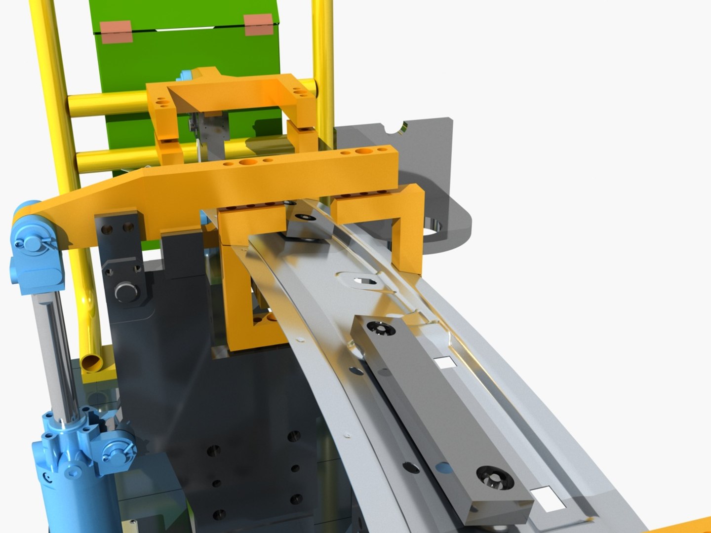 Industrial Equipment 43 - Welding Fixture For The Car Inner Plate 3D ...