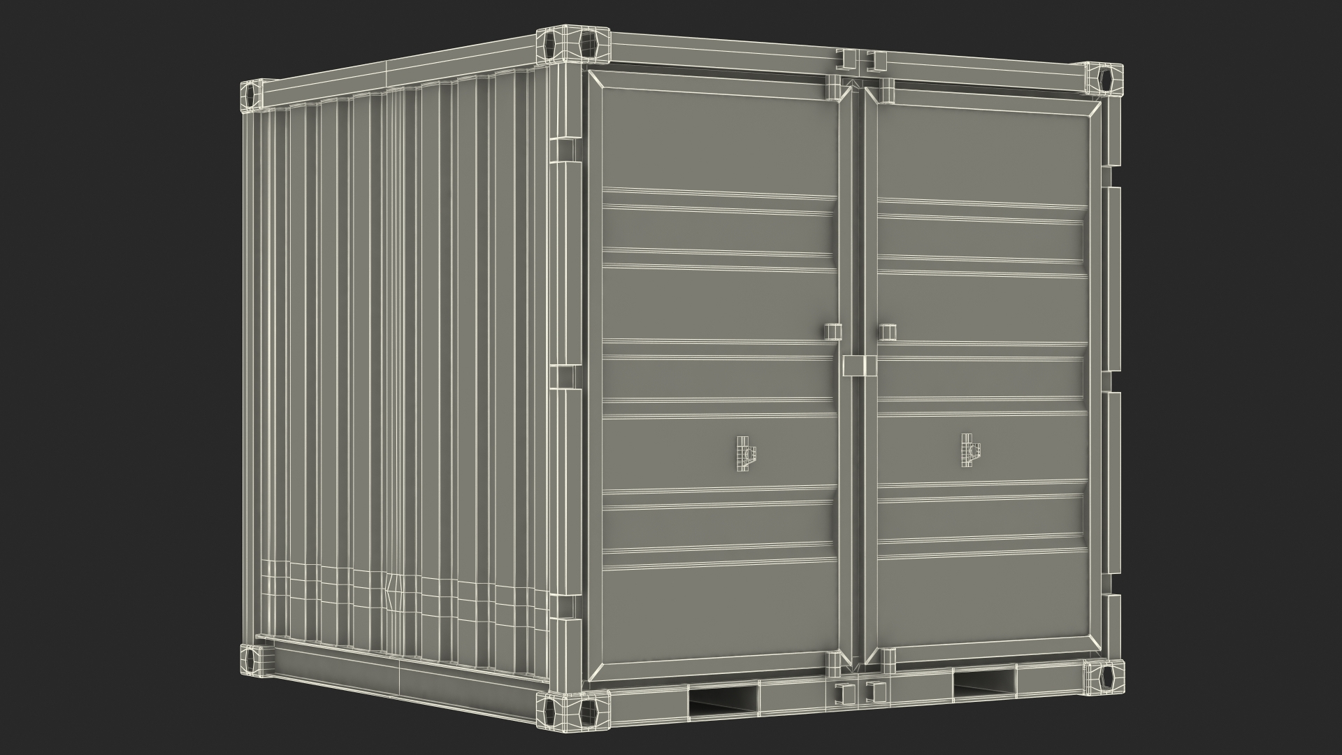 8 Ft Storage Container 3ds