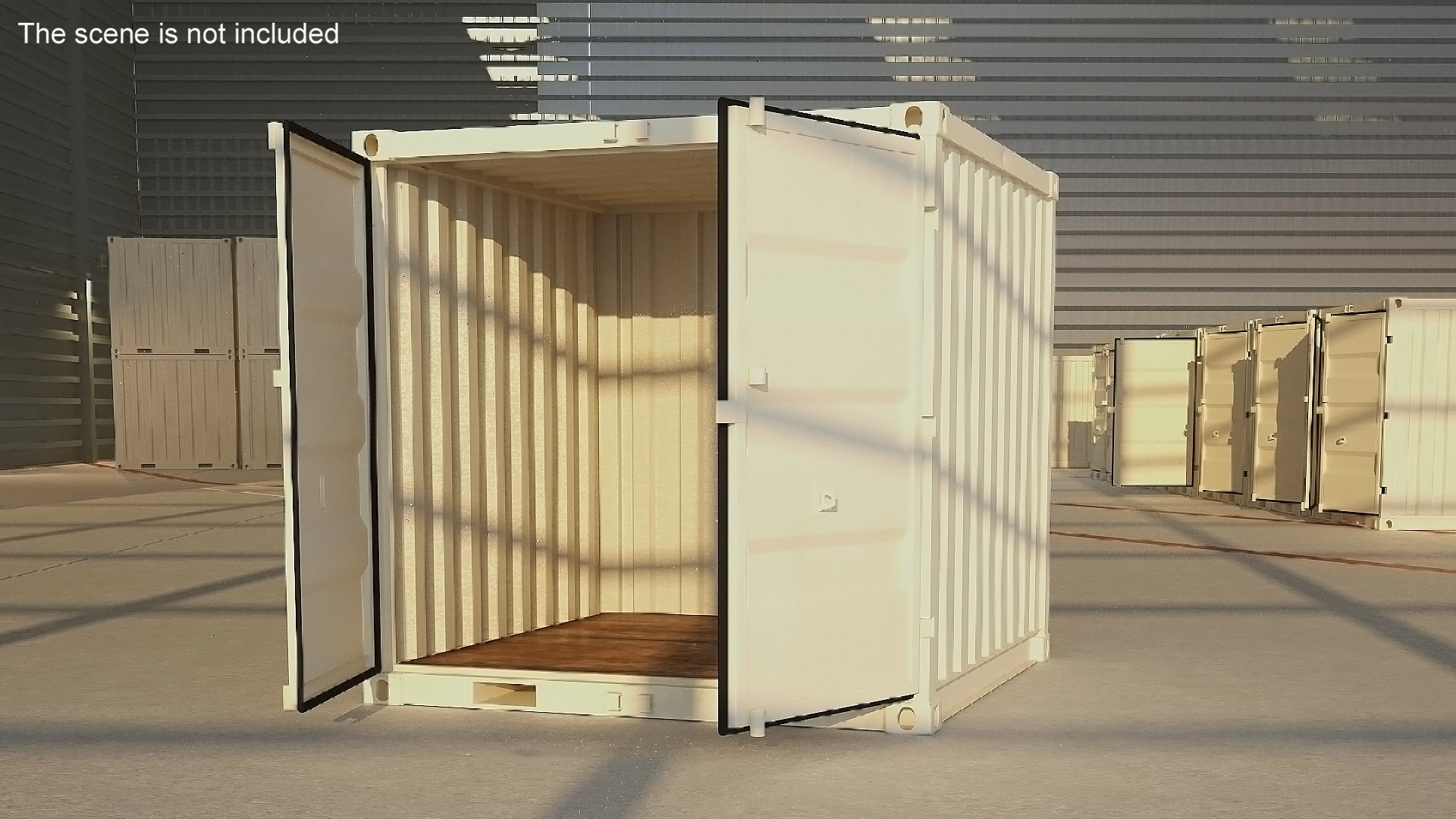 8 Ft Storage Container 3ds