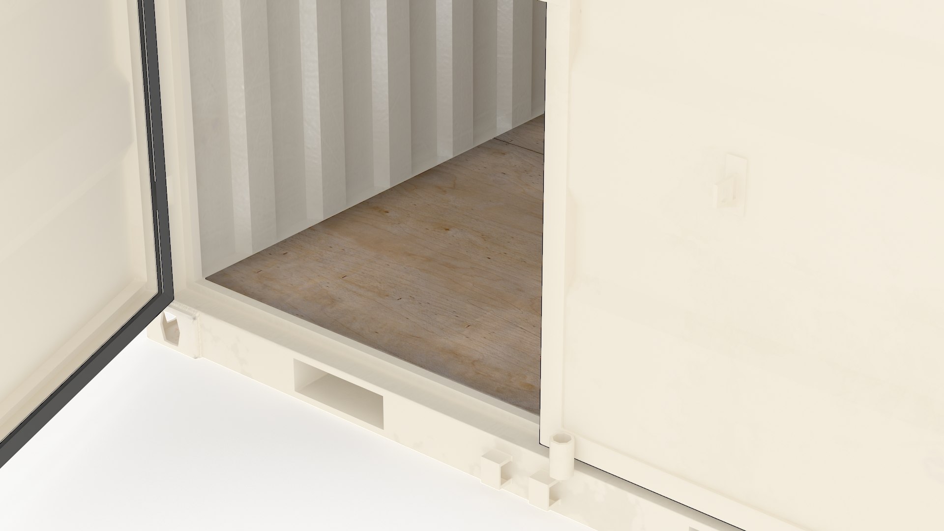 8 Ft Storage Container 3ds