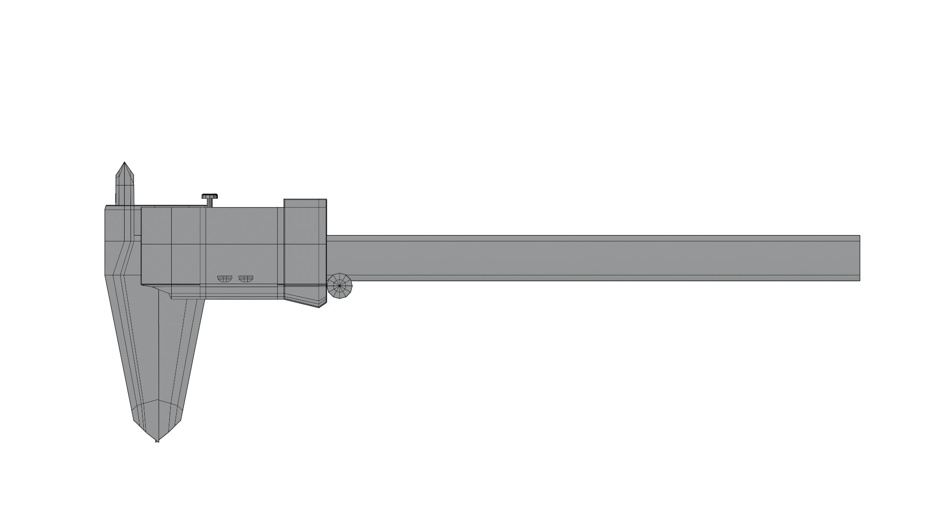 Sliding Caliper 3D model - TurboSquid 2042900