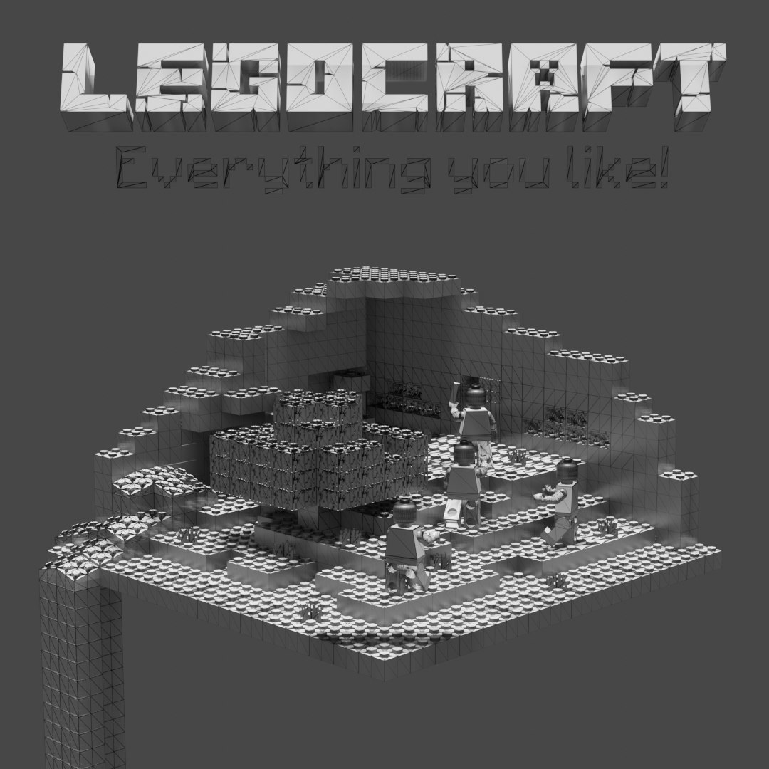 Lego Minecraft Model - TurboSquid 1501177