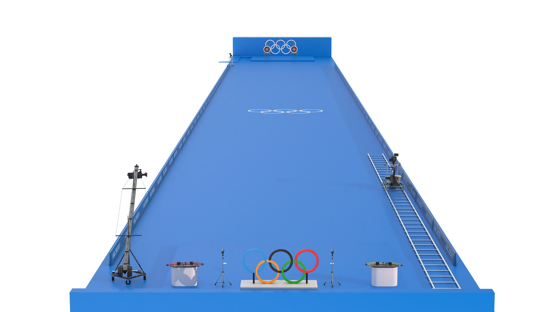 3D Olympic Archery Field Model - TurboSquid 2322456