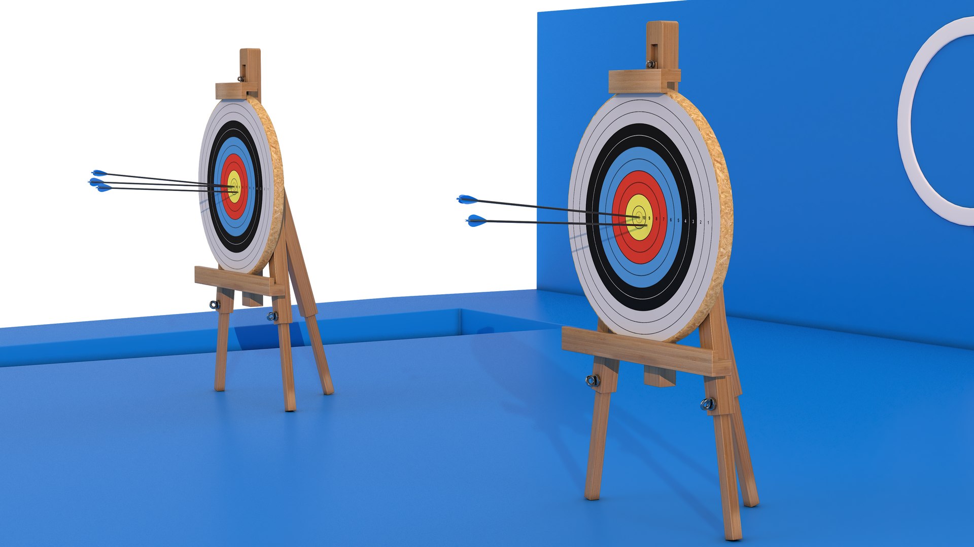 3D Olympic Archery Field Model - TurboSquid 2322456