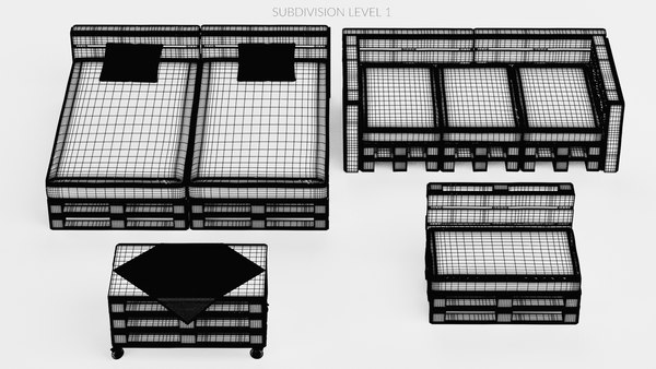 3D pallet furniture model - TurboSquid 1629284