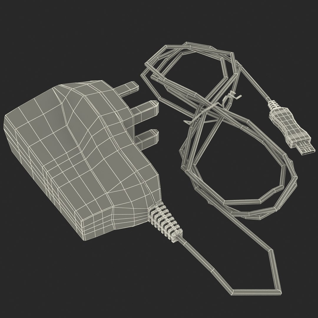 3d Model Charger Modelled