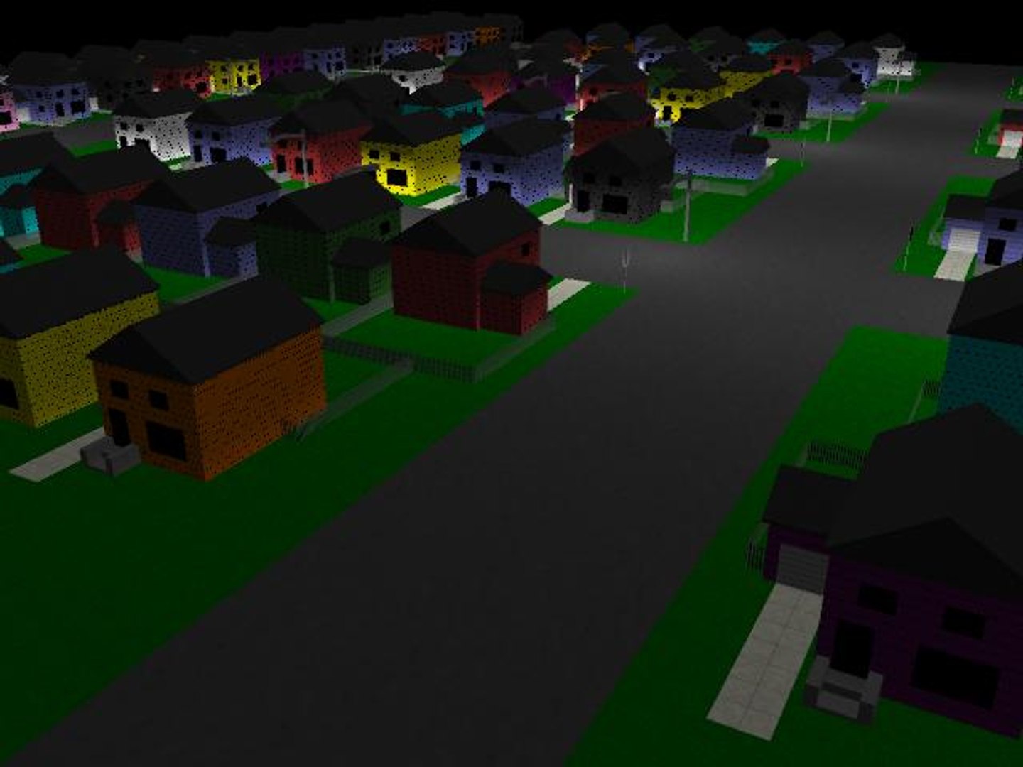 Neighborhood 3d Model