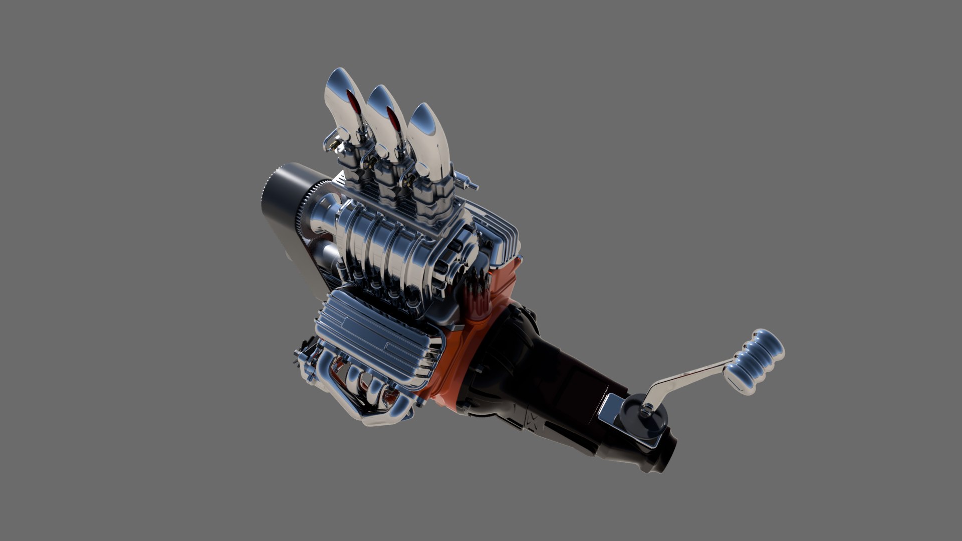 Vintage V8 Cartoon 3D Model - TurboSquid 2035101