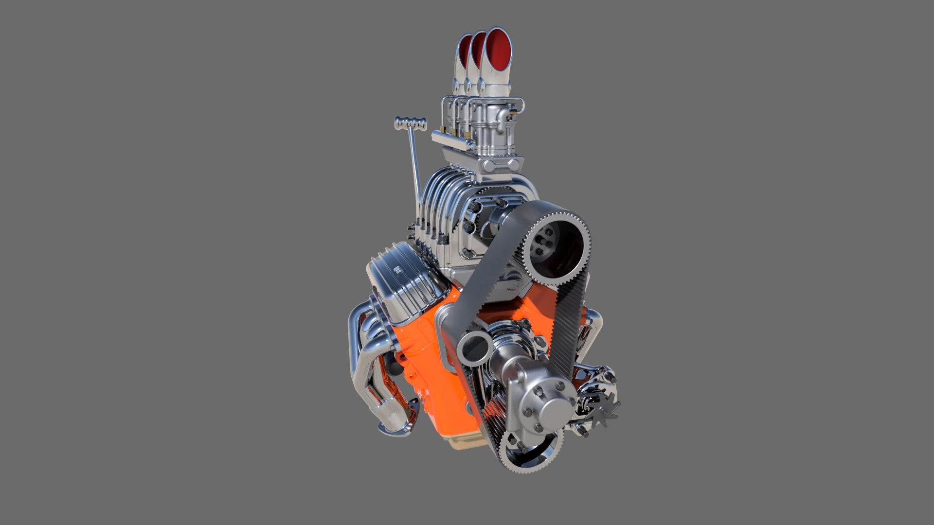 Vintage V8 Cartoon 3D Model - TurboSquid 2035101