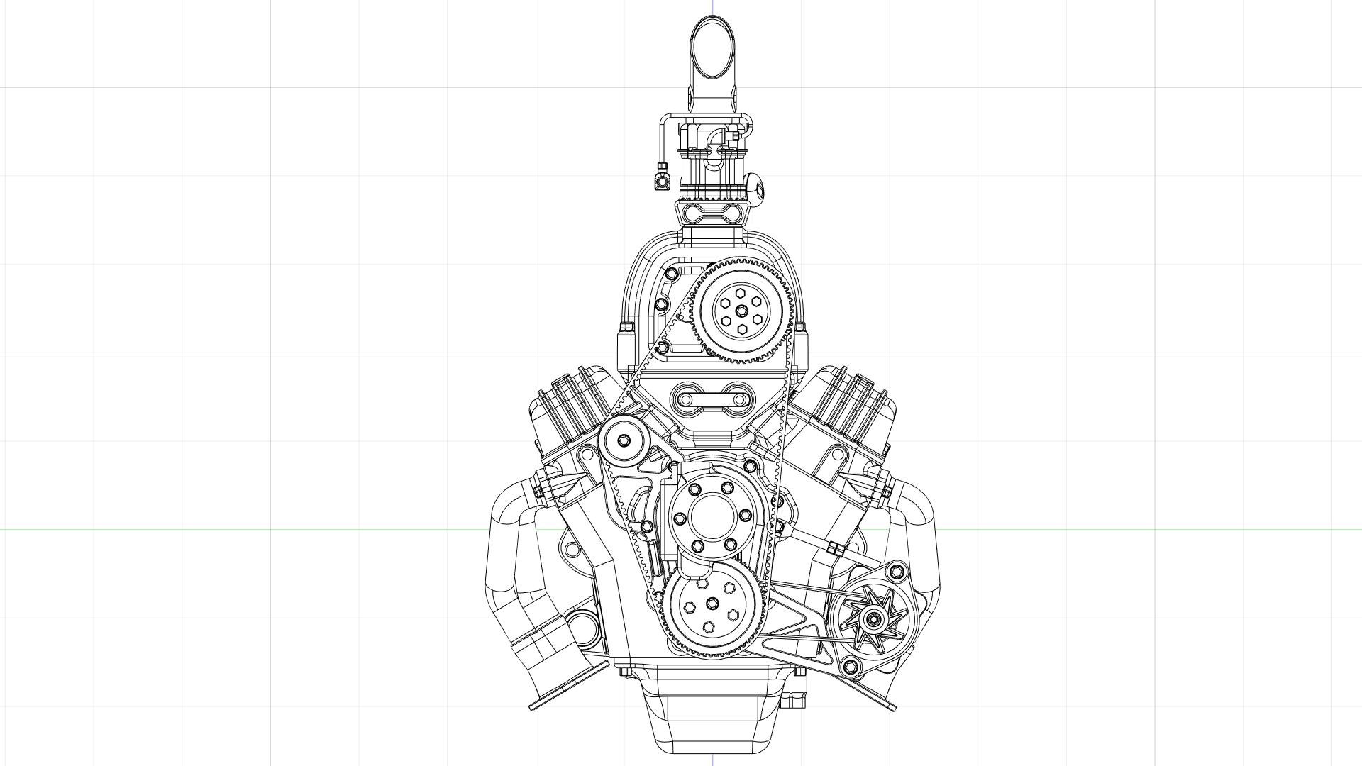 Vintage v8 Cartoon 3D model - TurboSquid 2035101