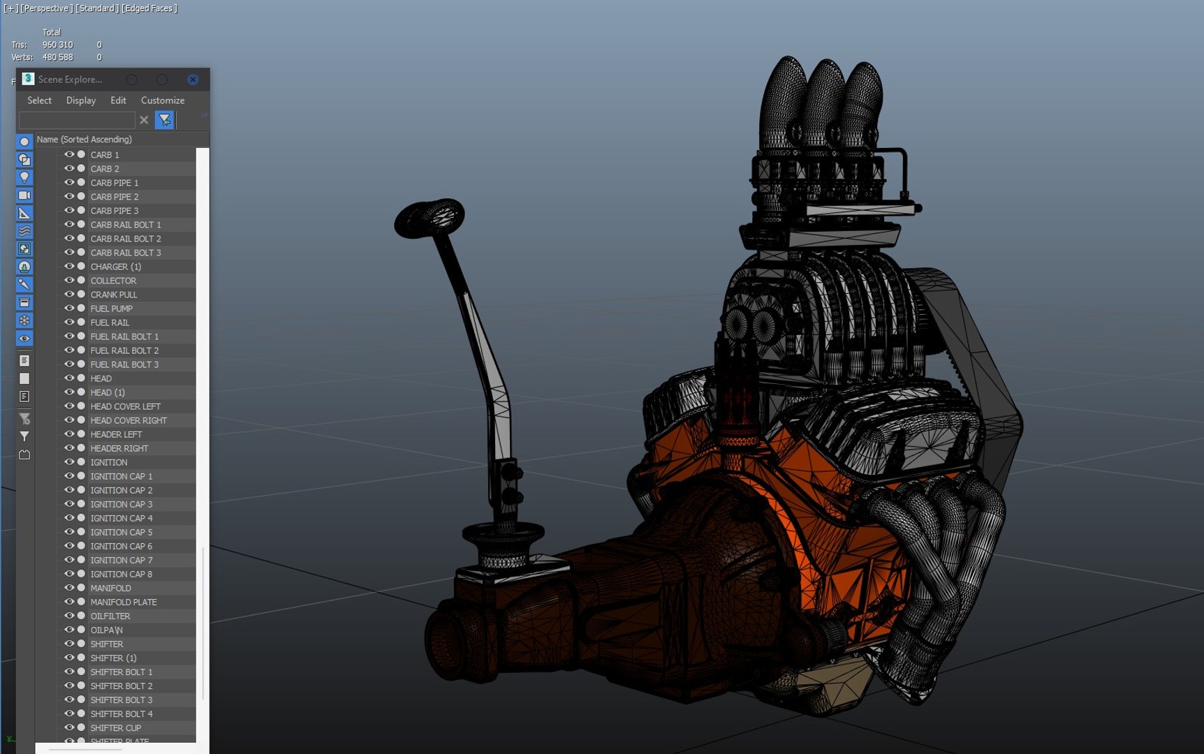 Vintage V8 Cartoon 3D Model - TurboSquid 2035101