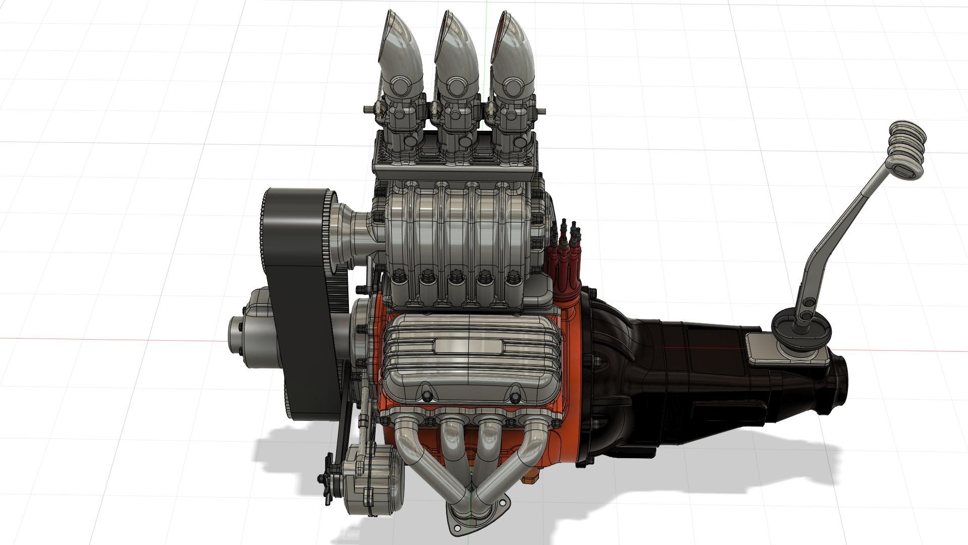 Vintage V8 Cartoon 3D Model - TurboSquid 2035101