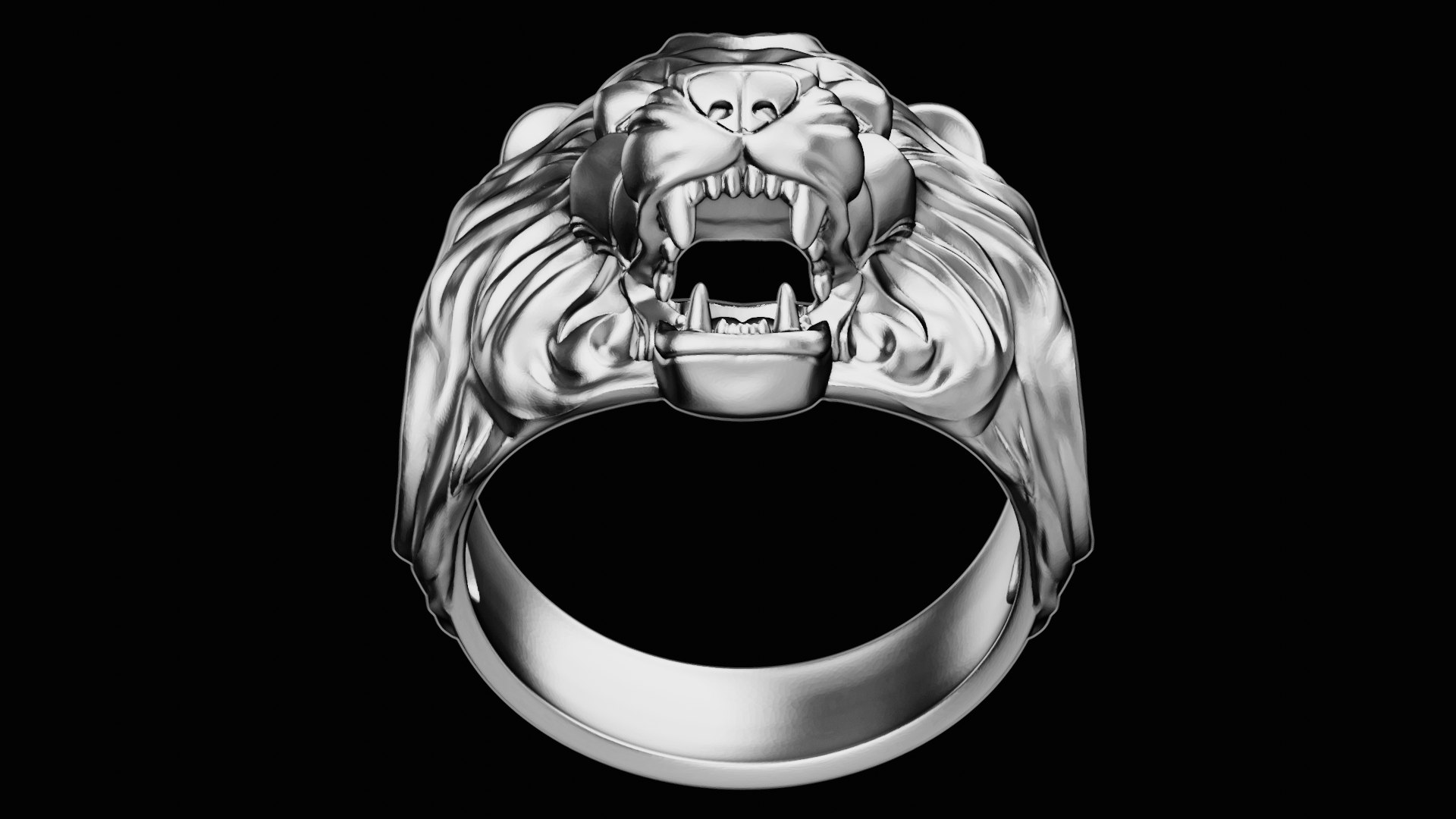 3D LION RING model - TurboSquid 1816627