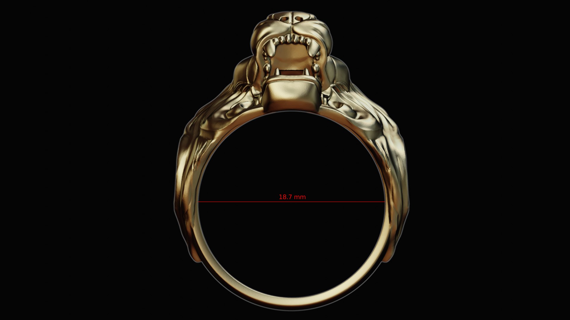 3D LION RING model - TurboSquid 1816627