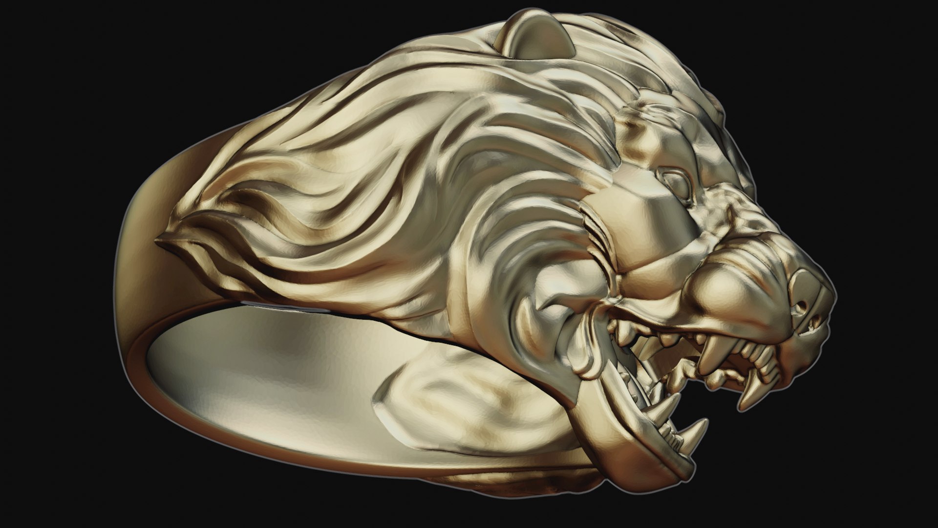 3D LION RING model - TurboSquid 1816627