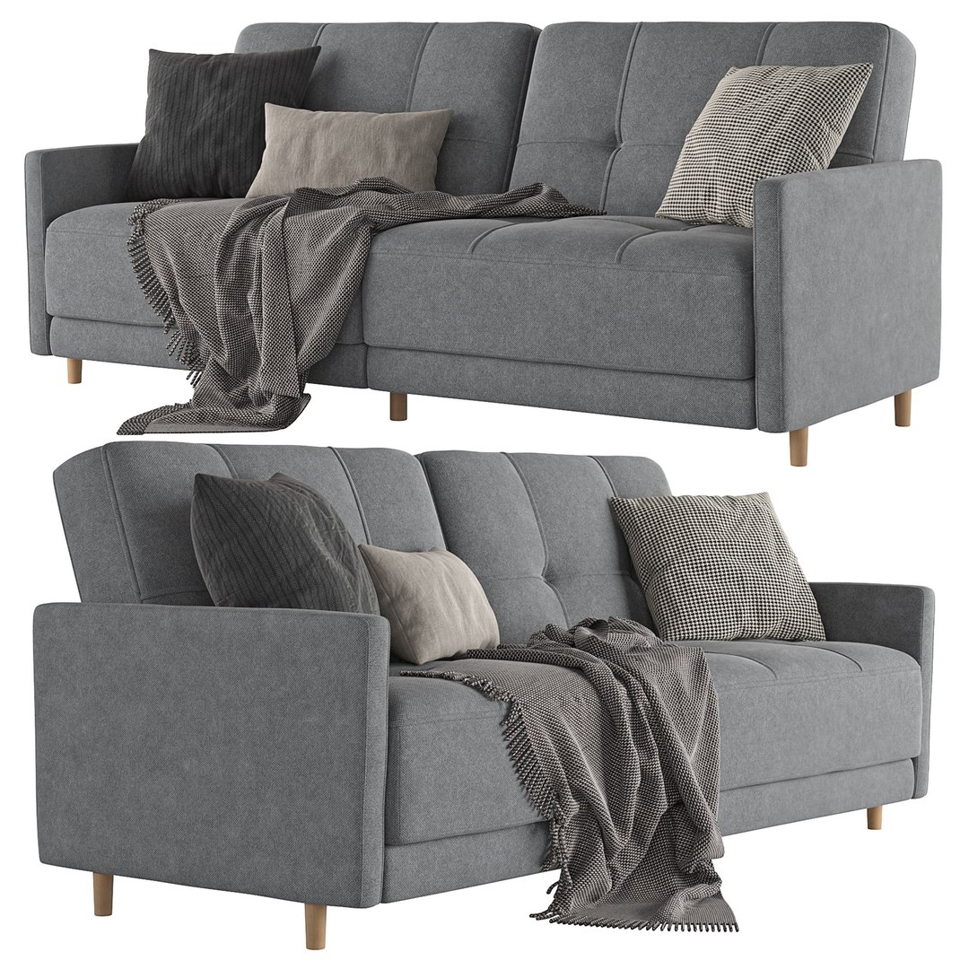 Sofa Coil Futon 3D - TurboSquid 1997110