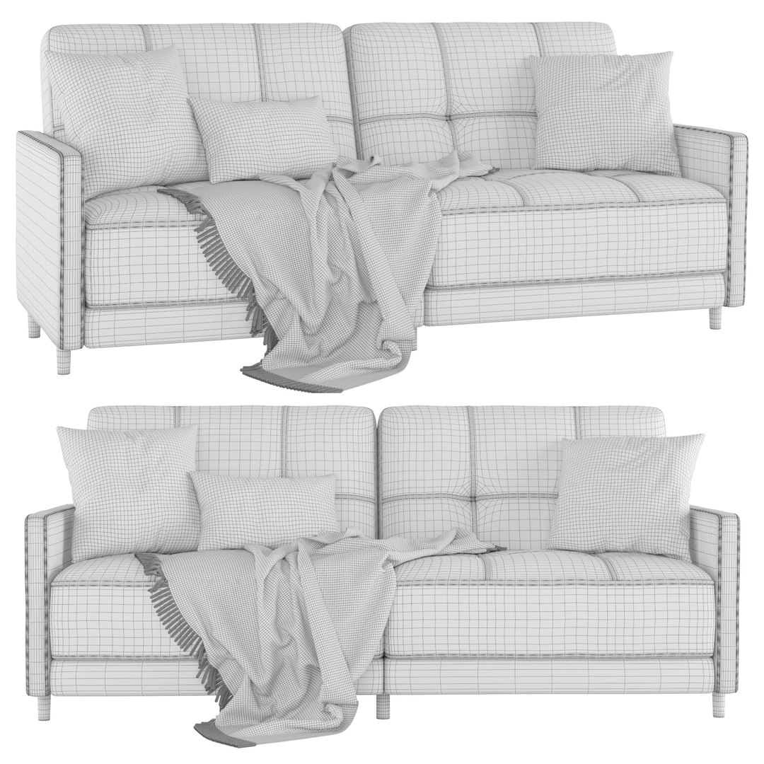 Sofa Coil Futon 3D - TurboSquid 1997110