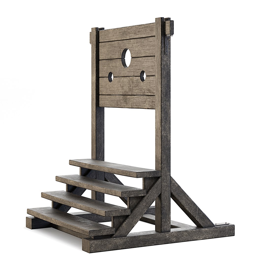 Medieval Stocks 3D Model - TurboSquid 2291873