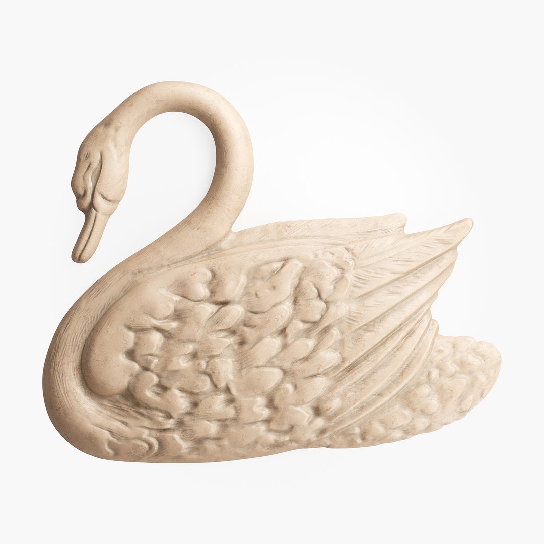 3D Swan Bas-relief CNC - TurboSquid 2200647