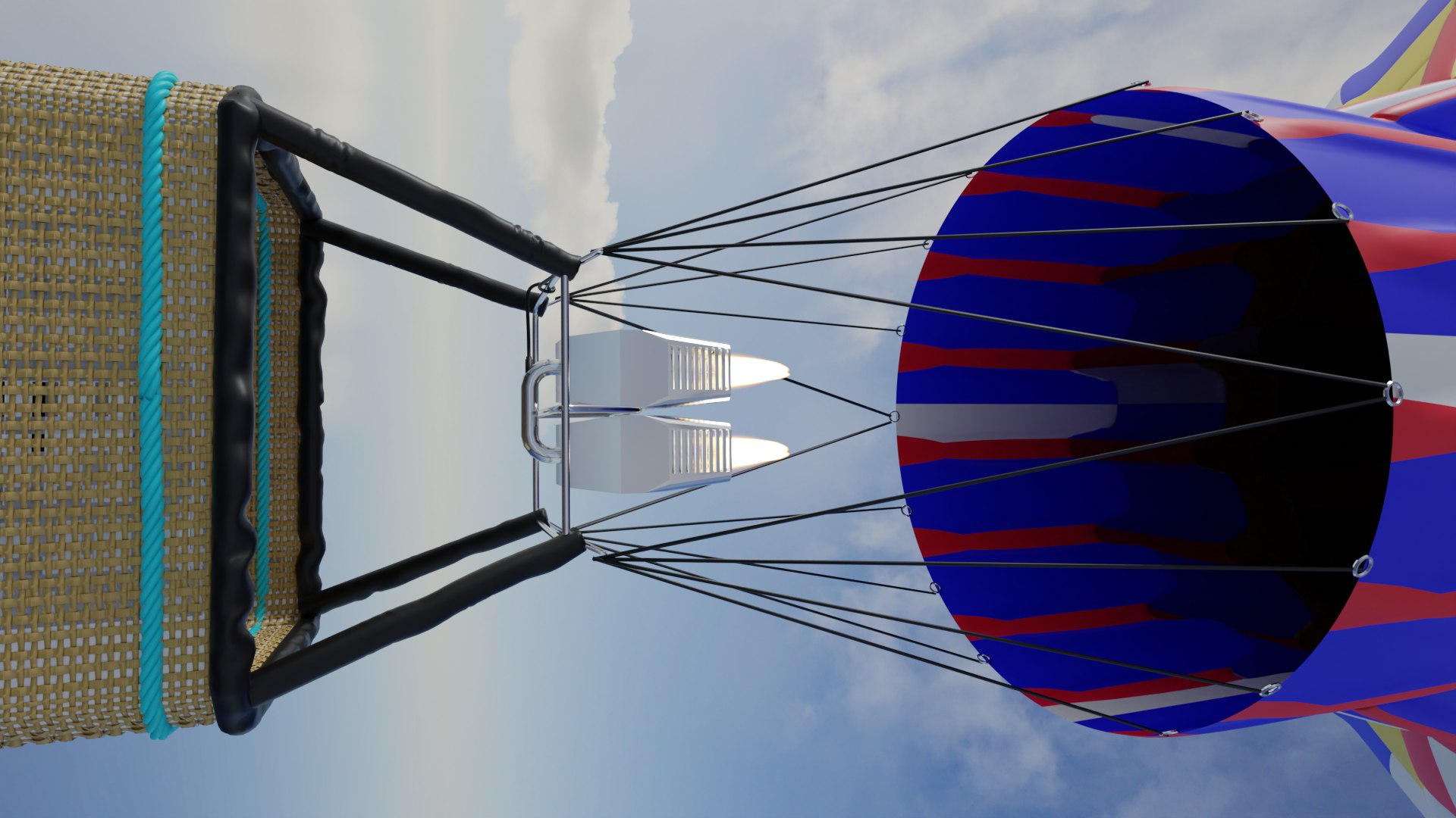 Hot Air Balloon 3D - TurboSquid 2012099