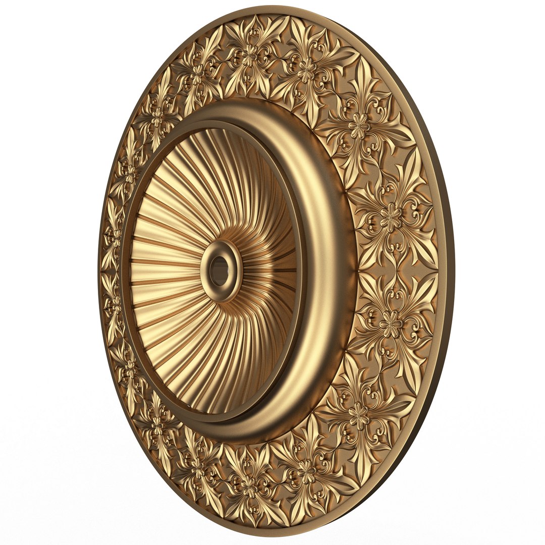 Ceiling Rosette 012 3D - TurboSquid 2324929
